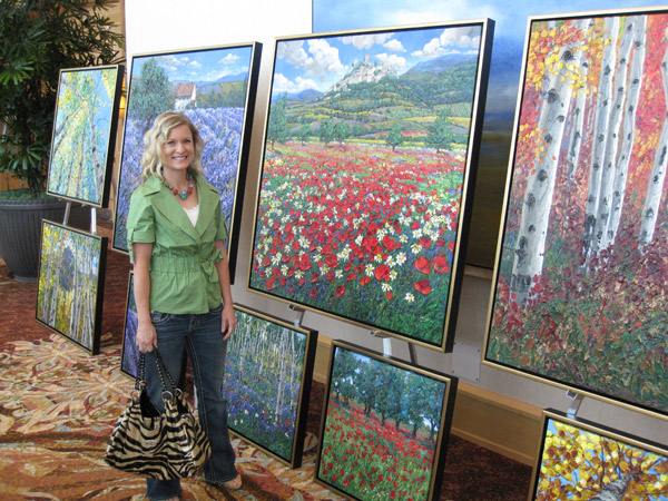 Aspen Paintings by Contemporary Aspen Artist Jennifer Vranes, Birch ...