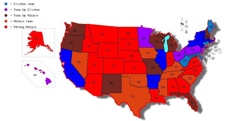 Frontloading HQ: The Electoral College Maps (4/30/08)