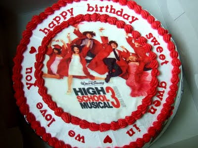 Happy Cup: High School Musical Cake