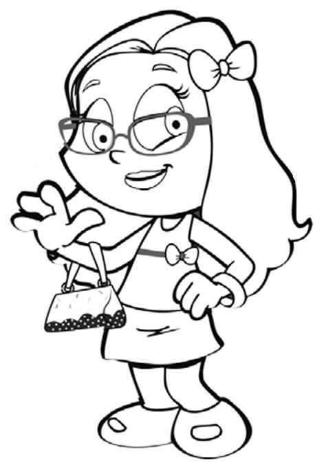 Dibujo de un tia para colorear - Imagui