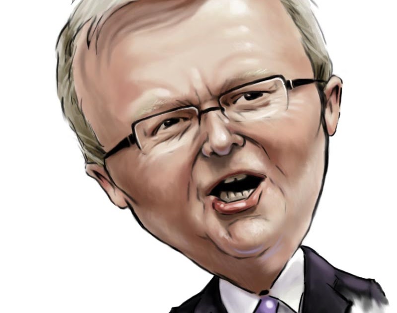 My Week in Art: Kevin Rudd - Digital Caricature