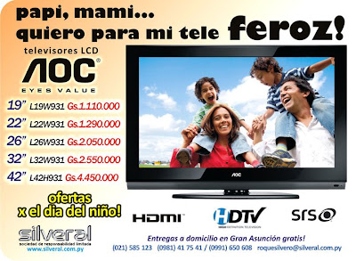 :: Silveral :: Todo lo que necesitás!: Promoción de Televisores LCD!