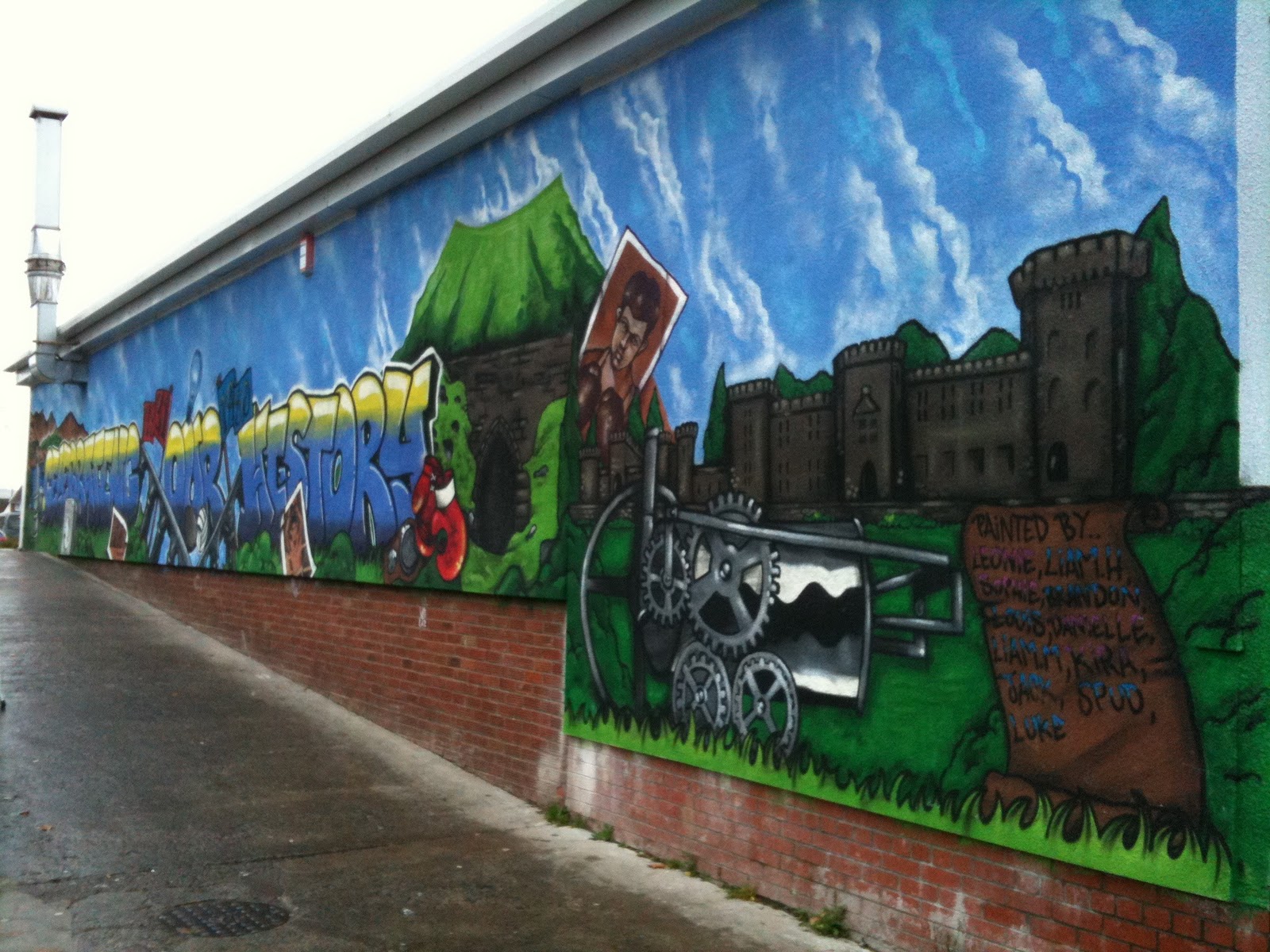 Graffiti Art Workshops and Commissions: The Gurnos Completed