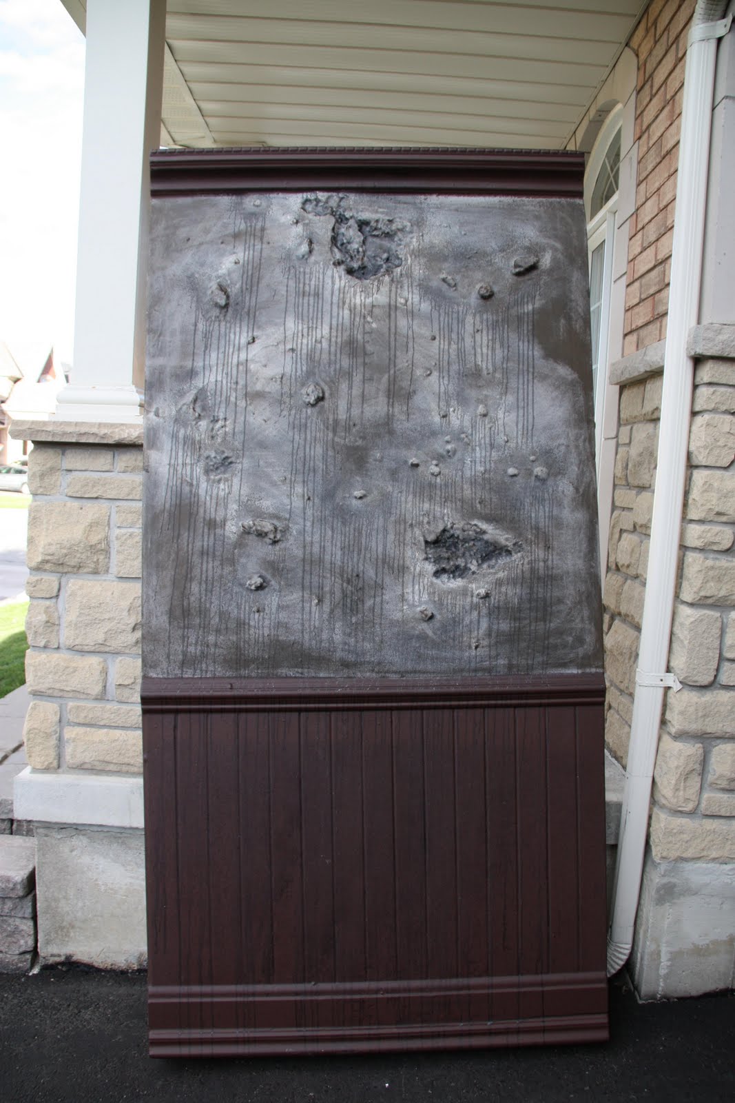Thornhill Woods Haunted House Blog: MAUSOLEUM WALL PANELS