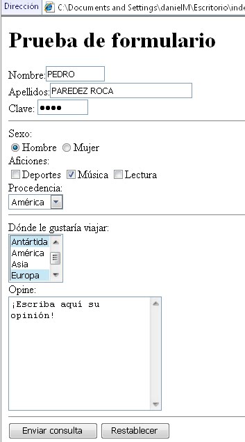 Beholia Software: Formularios en HTML