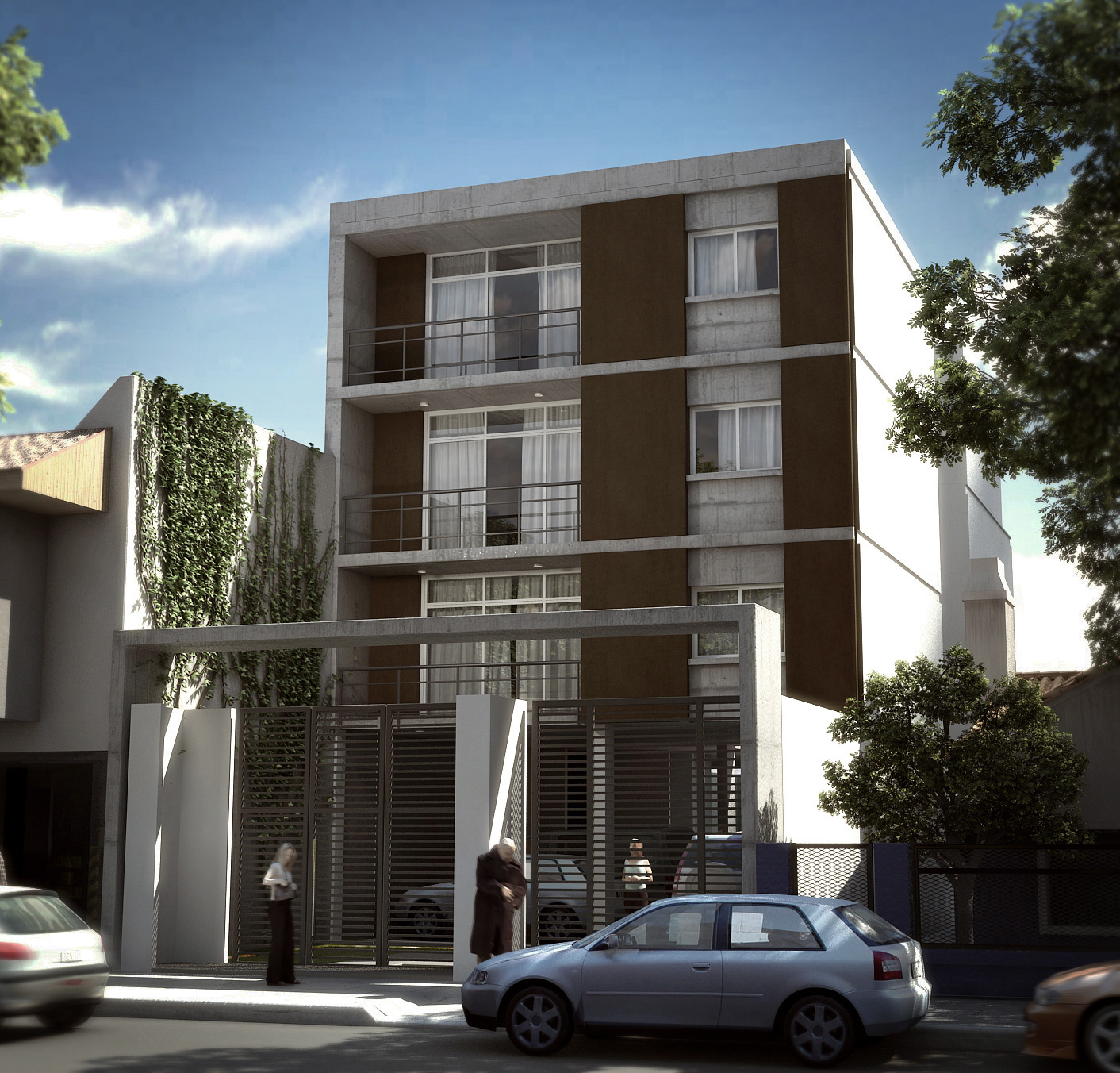 Claudio Gabriel Escobar 3D 2D Arquitectura y Render: Edificio Juarez render