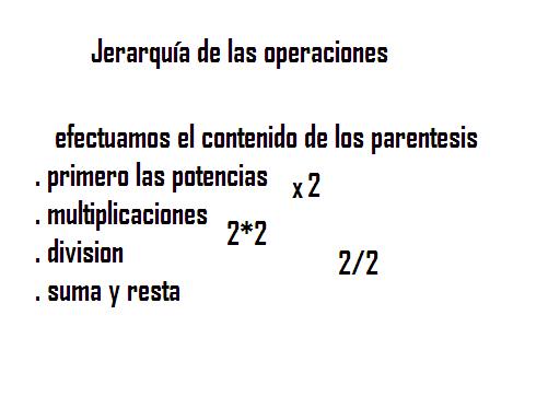 Matemáticas- GENERAL: ::JERARQUIA DE OPERACIONES::