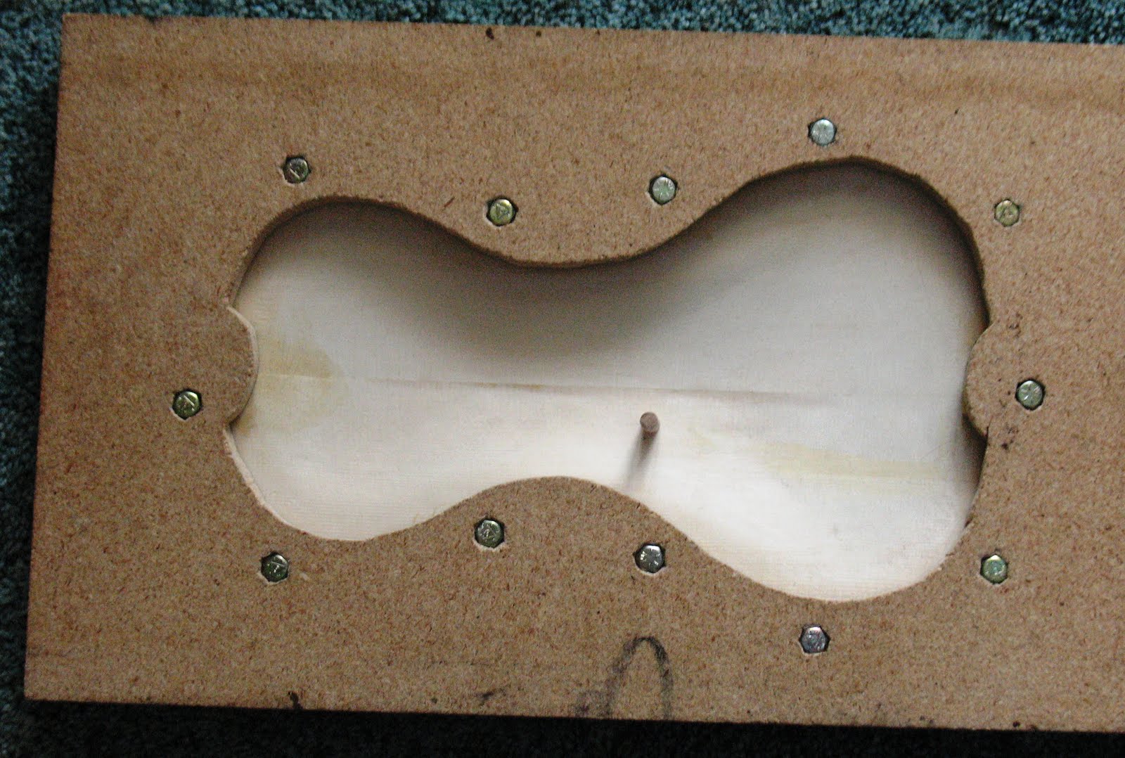 Ken's violin making: plate tuning fixture