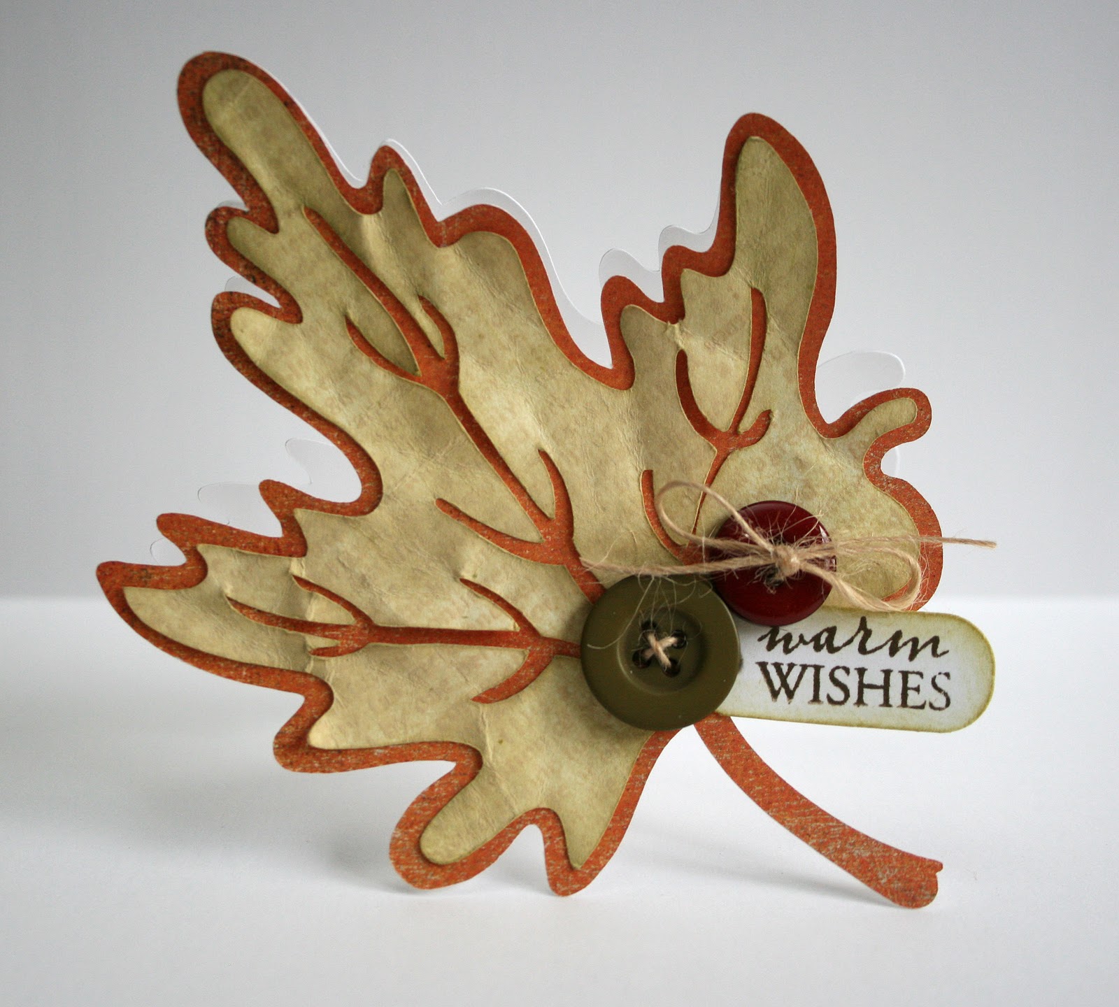 Just Visiting: Leaf Cards