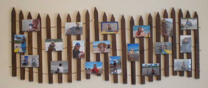 Beach Fence Picture Collage