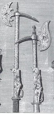 Firearms History, Technology & Development: Combined Firearms: Axes