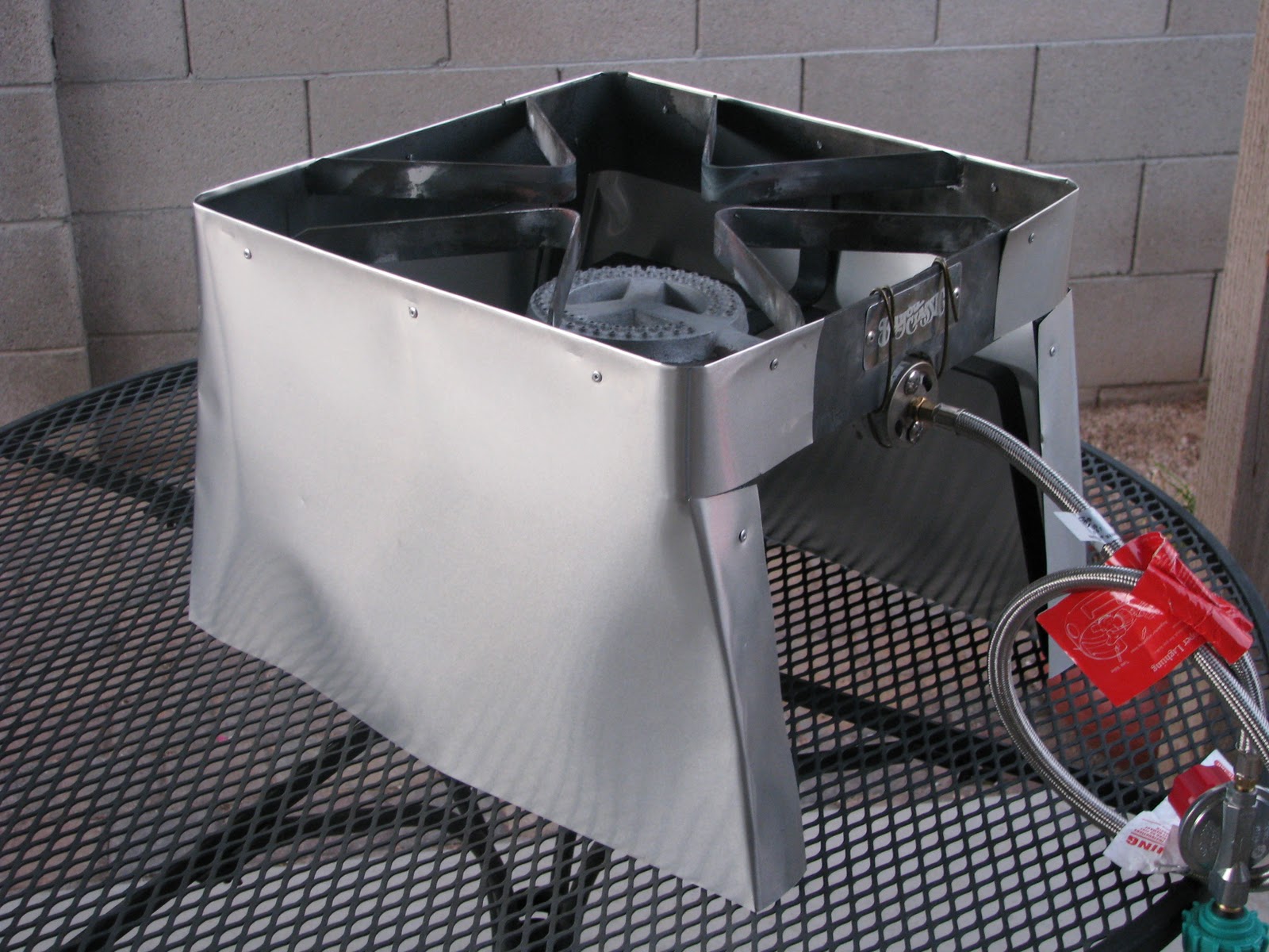 Burner Windguard build