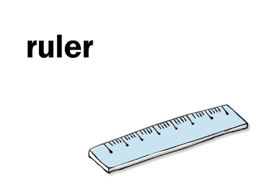 joy clip art: ruler - flashcard, free clicpart,free image