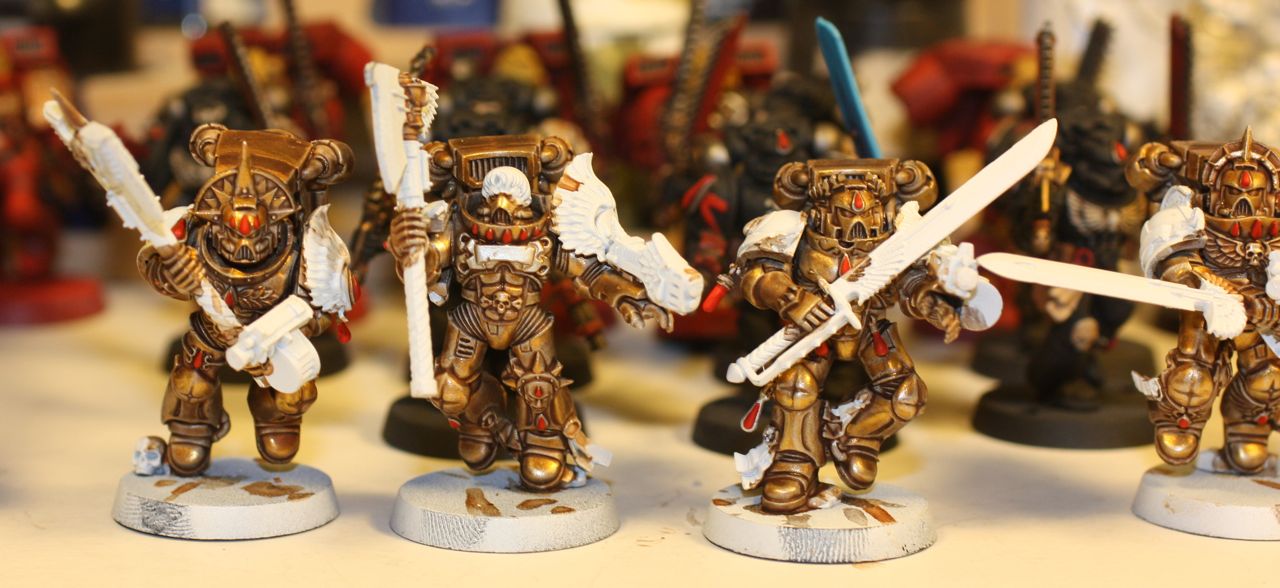 40k Hobby Blog: Sanguinary Guard: WIP Metallic