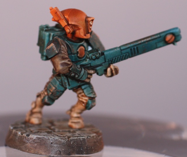 40k Hobby Blog: Tau Color Scheme Photos Using a Light Box