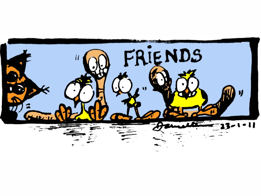 Daniel Lim - Cartoons: Make Friends - Not Enemies
