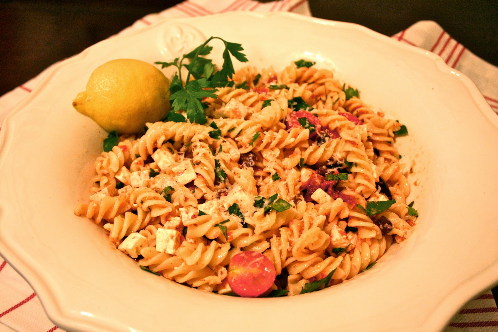 Blog di Daniela: Tomato Feta Pasta Salad