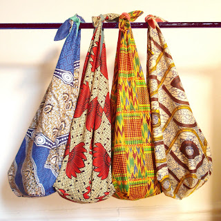 Audrey In Paris: ASHA African Cotton Shoulder Sling Bags