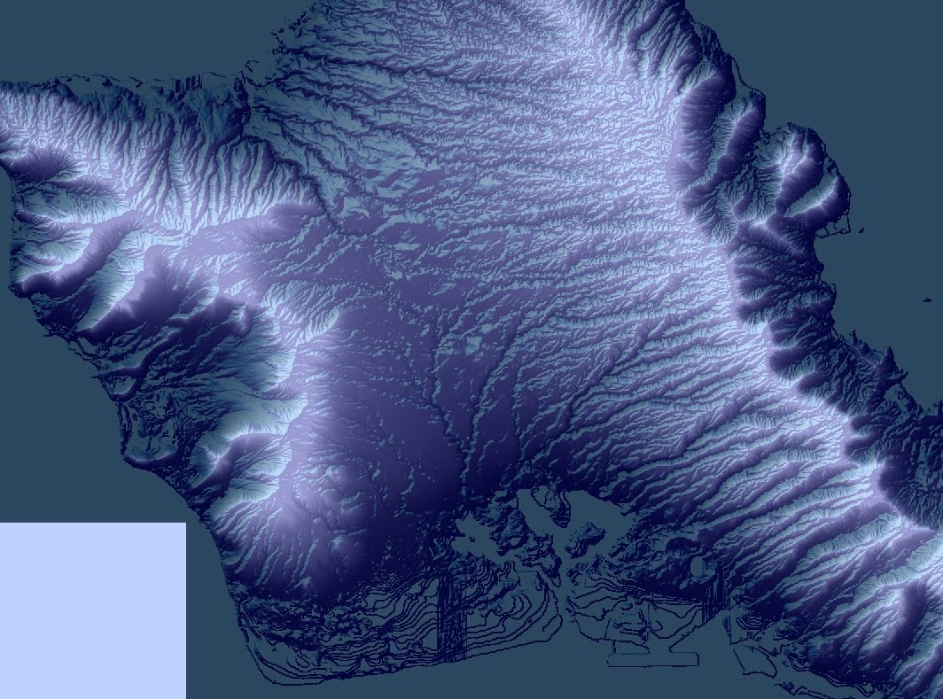 Geography 7: Week 7: Digital Elevation Models Oahu
