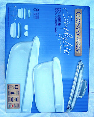 The Wise Spender: Corningware Simply Lite Glass Bakeware 8 Pc Set (SOLD)