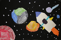 Thomas Elementary Art: 1st Grade Rockets in Space