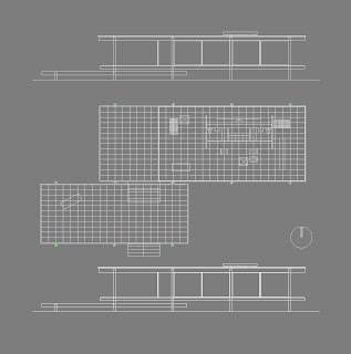 A diary of a 3D Visualiser: Post 3 - Farnsworth House CAD