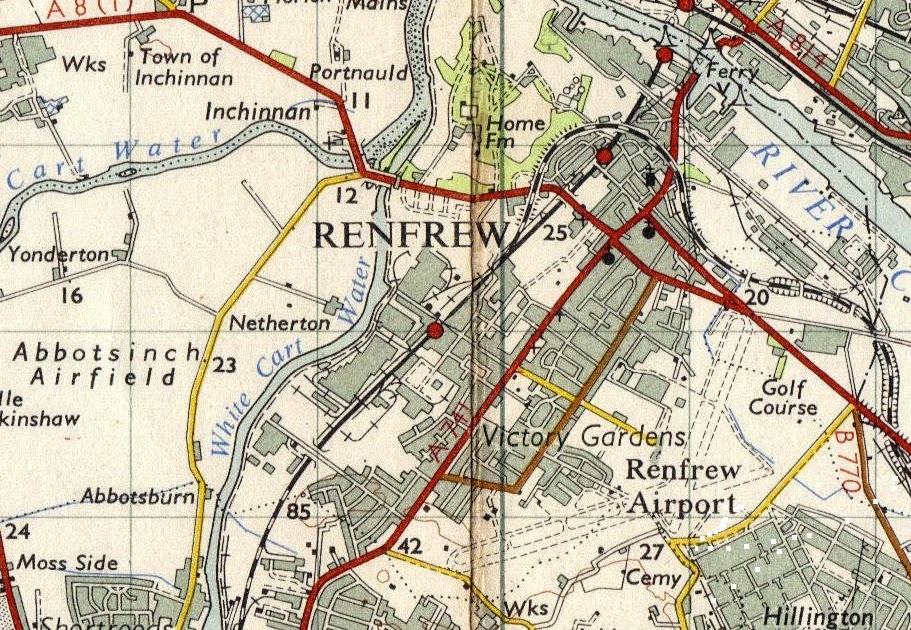 except the Kyles and Western Isles: Renfrew - the airport that disappeared