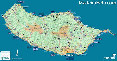 VIAJES Y DESTINOS SORPRENDENTES: Mapas de Madeira