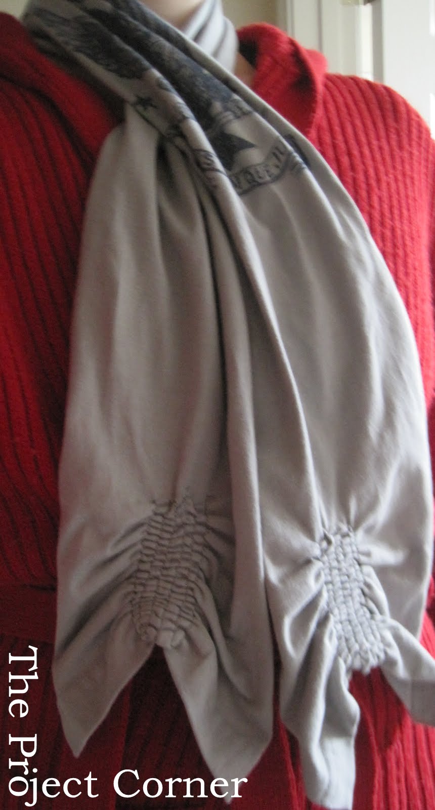 The Project Corner: SCARF WEEK...Project #5 Ruched Scarf