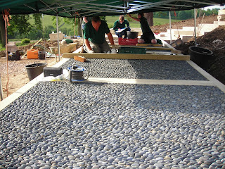 Nicholsons: Spanish pebble mosaic in the cotswolds
