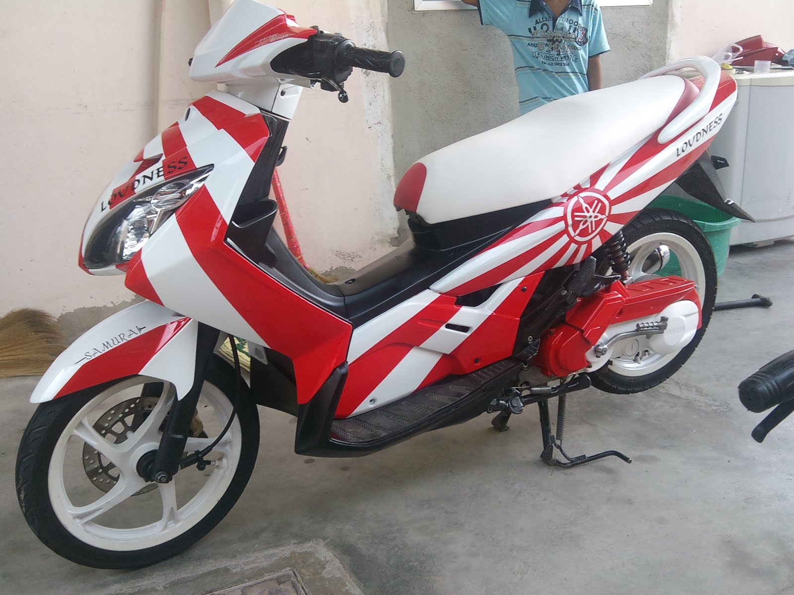 Garage D customs: Yamaha Nouvo S Loudness