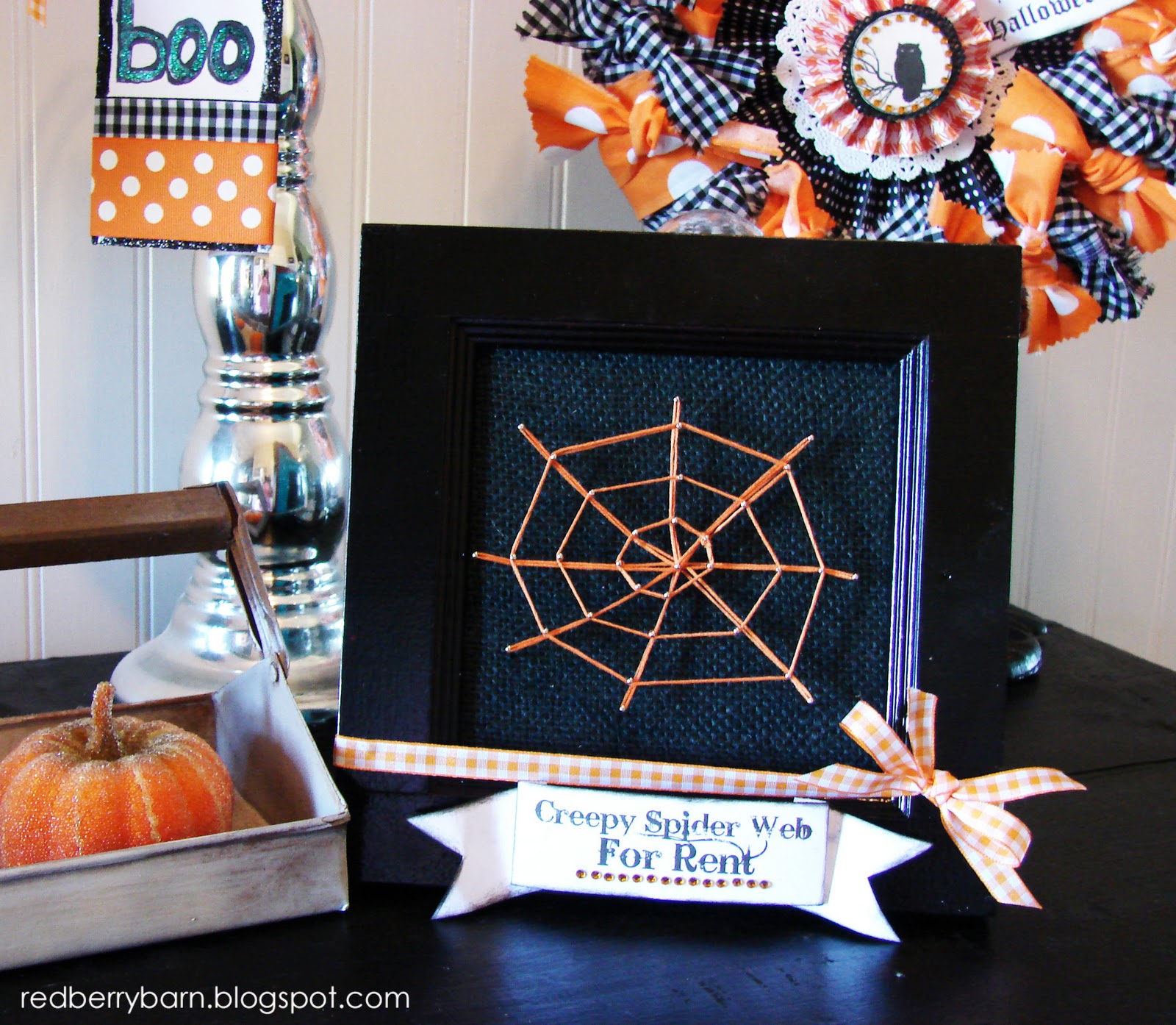 Redberry Barn: Spider Web String Art