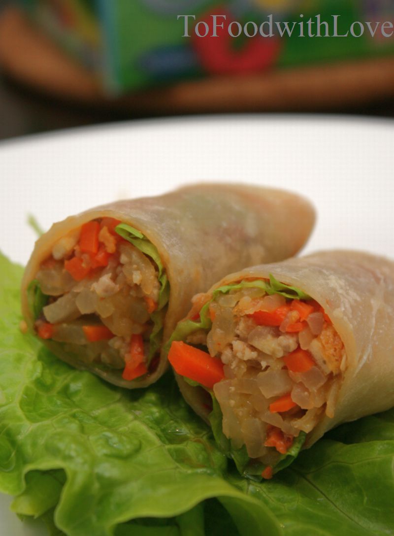 To Food with Love: Spring Rolls & Lettuce Wraps