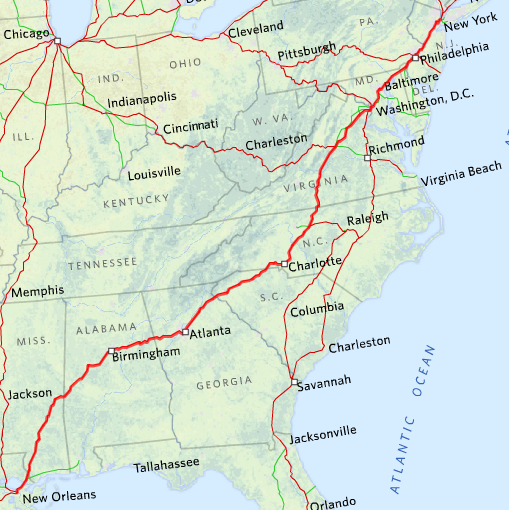 Planes, Trains, and Running: Amtrak Service and Fares # 2 – Routes ...