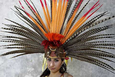 ceremony celebrating the birth of Cuauhtemoc, the last Aztec emperor ...