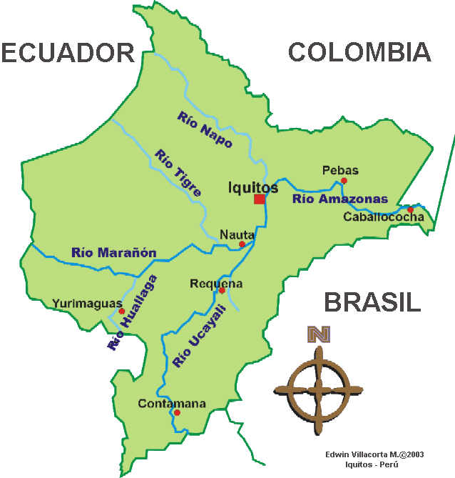 Departamento de Loreto: División Política