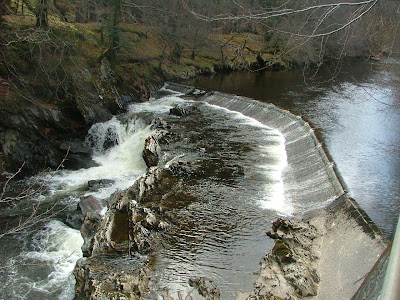 The Tay Western Catchments Project: Weir at the falls of Lochay