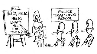 Cartoons and Humorous Gift Items...: Police Training School
