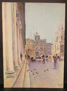 PRINT GALLERY AT BARCLAY GALLERIES: WATER COLOR RENDERINGS OF VENICE BY ...