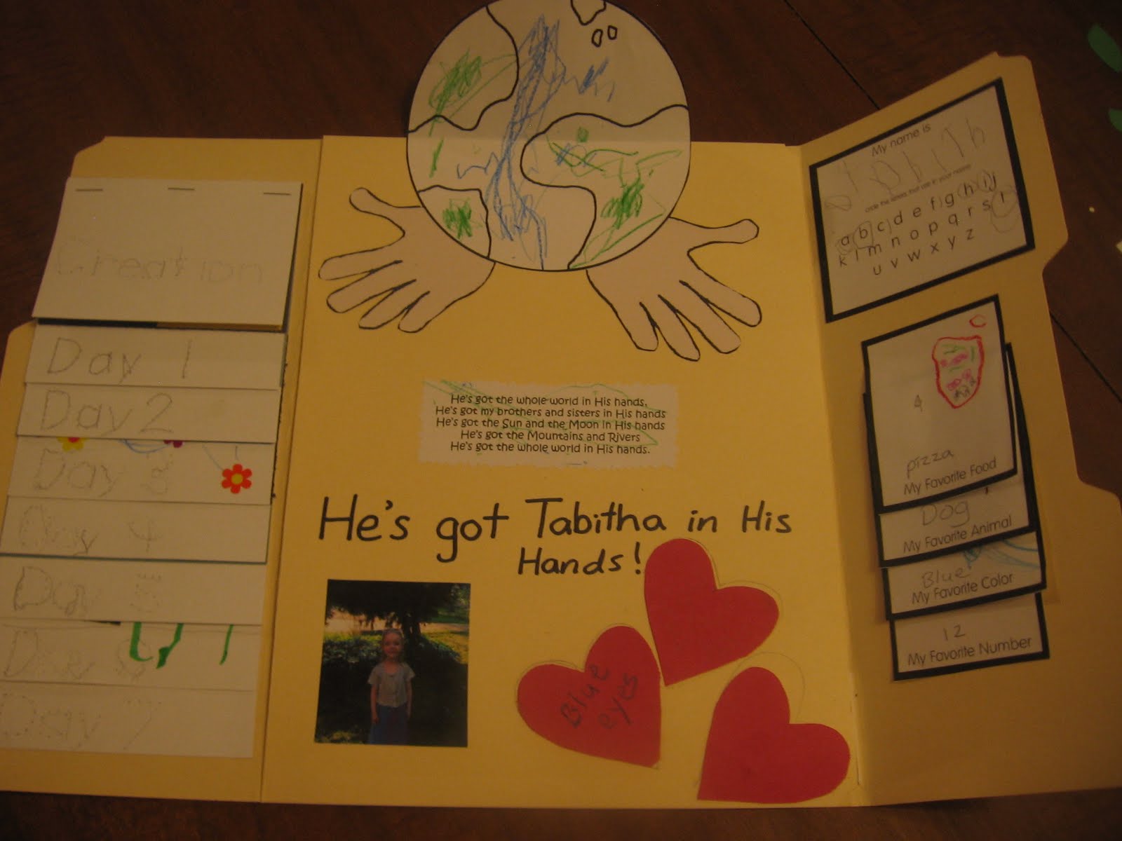 Tots and Me... Growing Up Together: We finished our Creation Lapbook!!