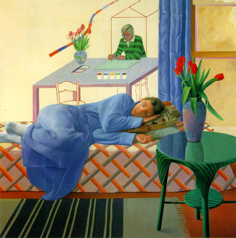 ART & ARTISTS: David Hockney self-portraits