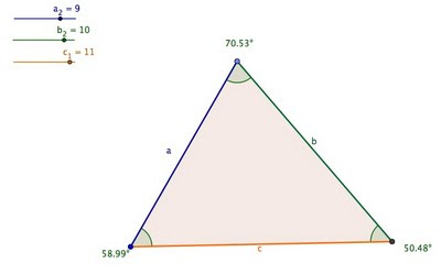 Math Hombre: GeoGebra: Triangle Tuning