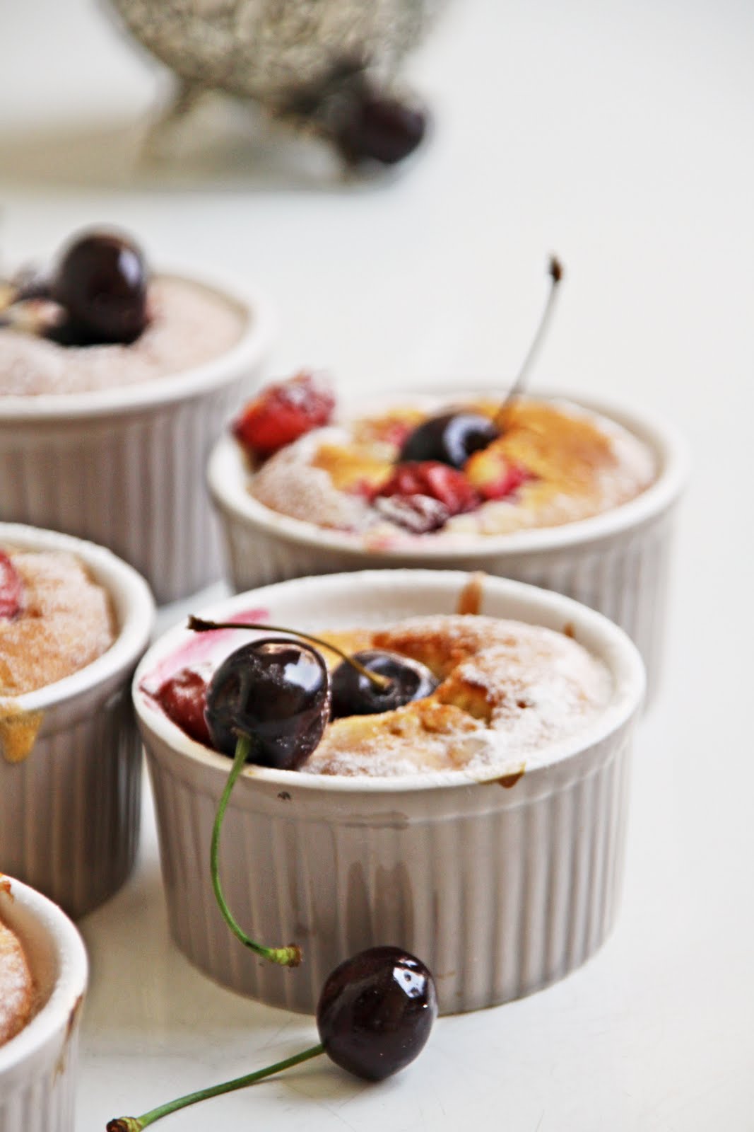 {Baking} Ottolenghi's Individual Cherry & Plum Clafoutis ... & a chance ...