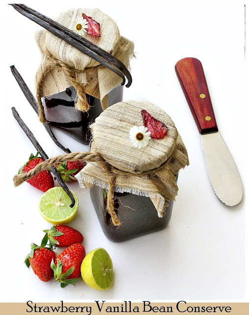 In the jar with ... Strawberry Vanilla Bean Conserve - Passionate About ...