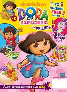 Adventures of the Domesticated Mama: Dora The Explorer Magazine Review!