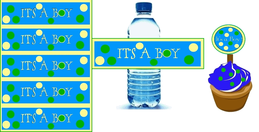 Cute and Sassy Designs by Bonnie: It's a boy party labels for all ...