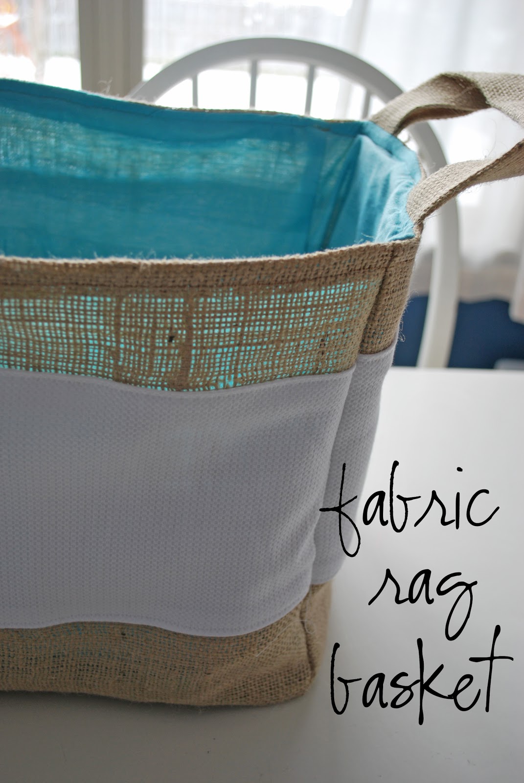 Larissa Another Day: Fabric Basket: A Home For My Rags