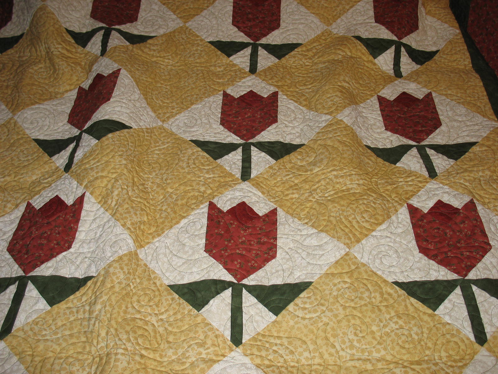 Liz's Quilt Adventures: The Tulip Quilt