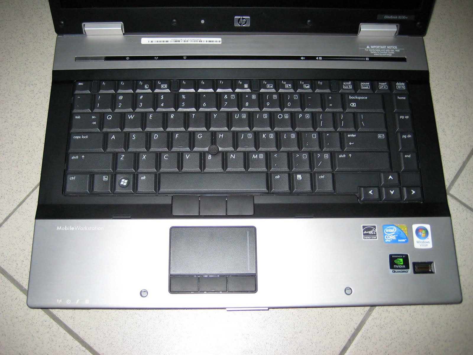 e-dzull warehouse (Malaysia): HP 8530W Elitebook Mobile Workstation