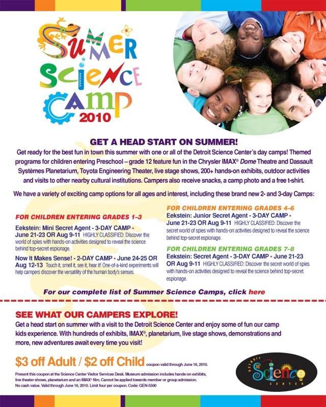 My DSC: The Official Blog of The Detroit Science Center: Summer Science ...